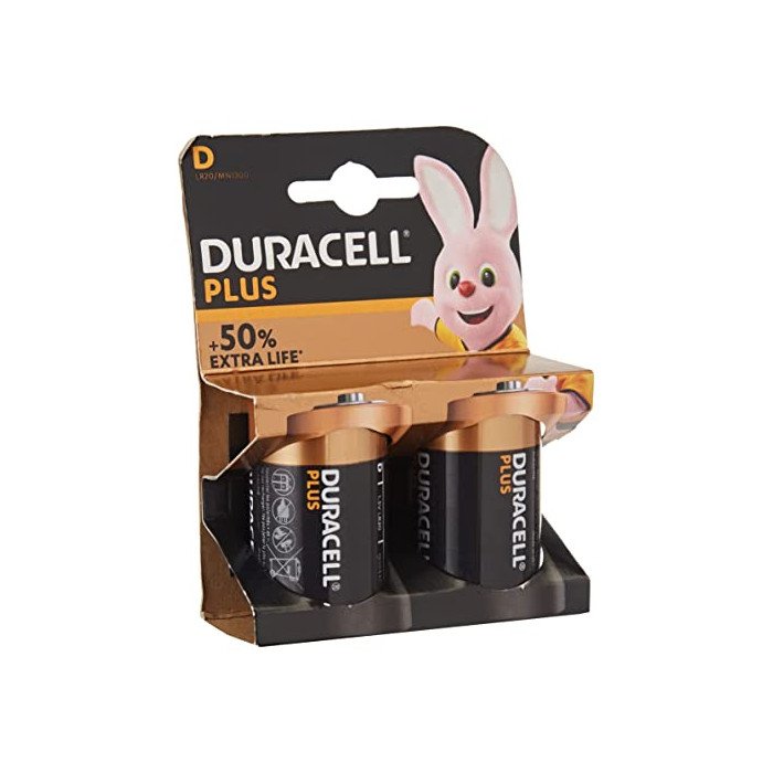 Duracell Pilas Lr-20 MN 1300 Blister 2 Ud (D)